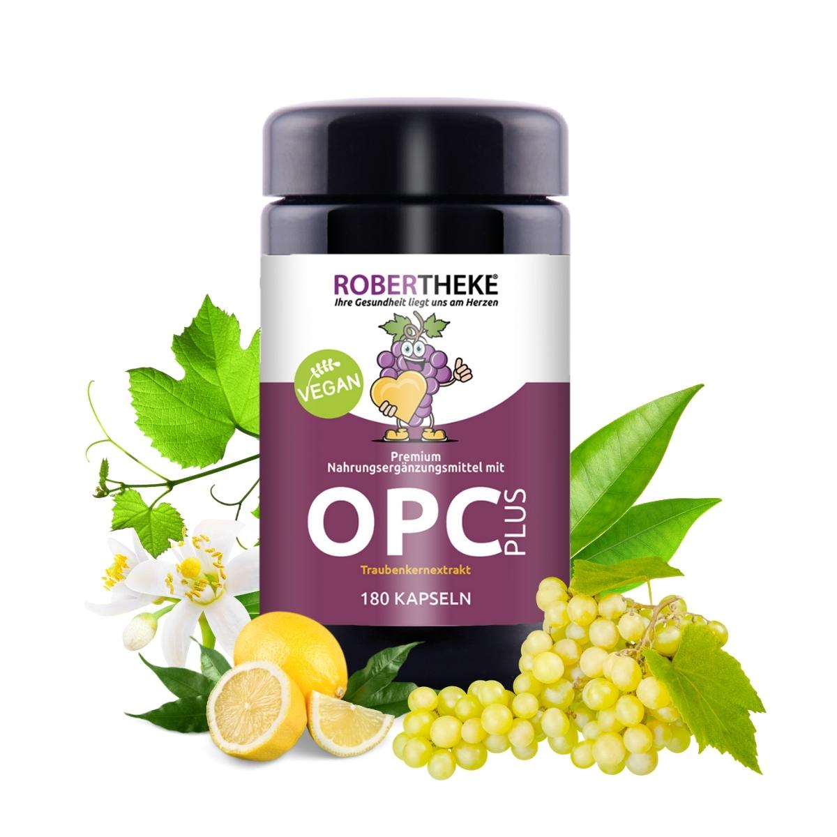 Premium izvleček grozdnih pešk OPC Plus | 180 Kapsul (veliko pakiranje ...